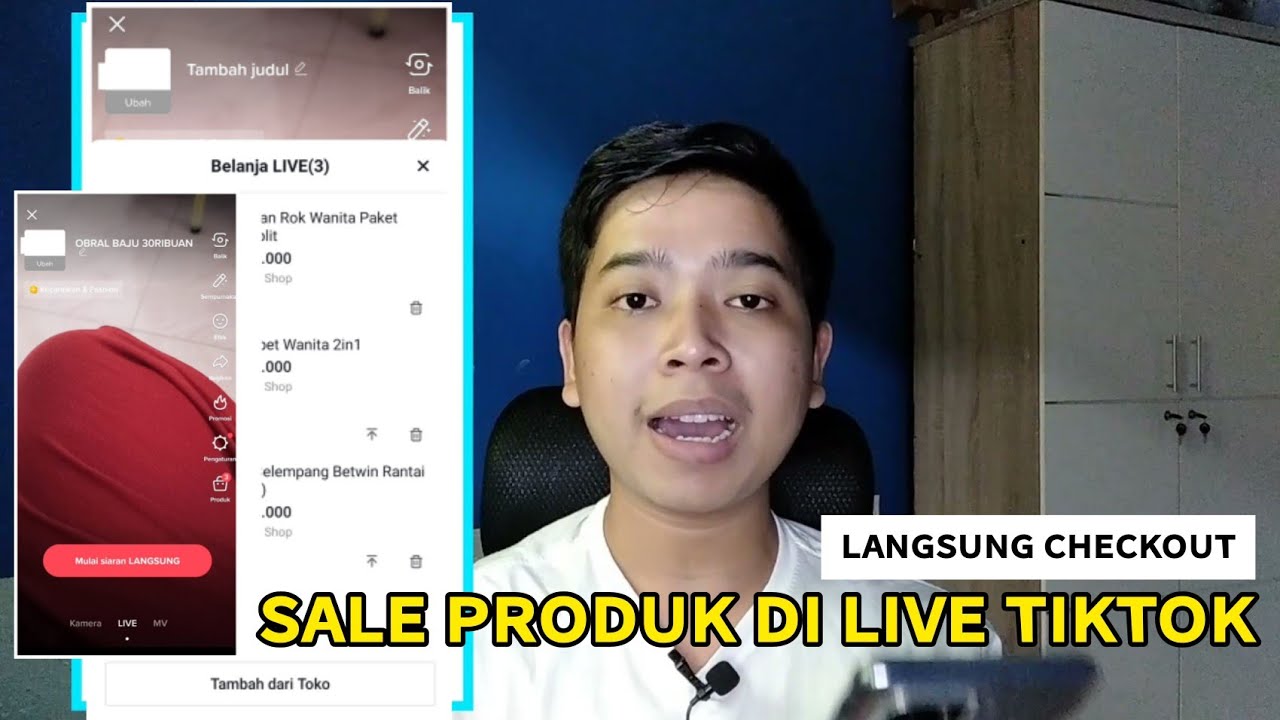 CARA MENAMPILKAN PRODUK DI LIVE TIKTOK SHOP - YouTube