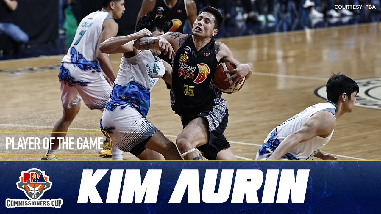 Rookie Kim Aurin delivers career-high for TNT | PBA Season 48 Commissioner's Cup - YouTube