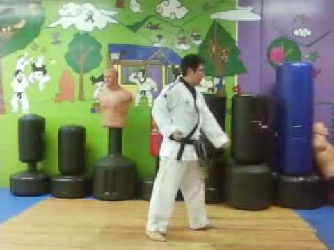 tkd Basic Form 5 - YouTube