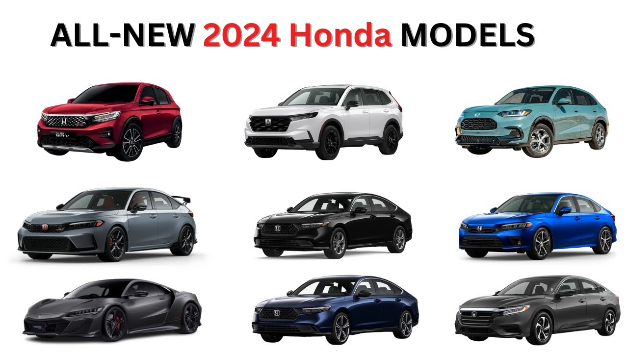 All New 2024 Honda Models - YouTube