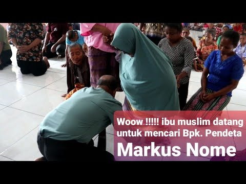 PENDETA MARKUS NOME. WOW !!!!!!! LAGI LAGI IBU BERHIJAB MERASAKAN ...