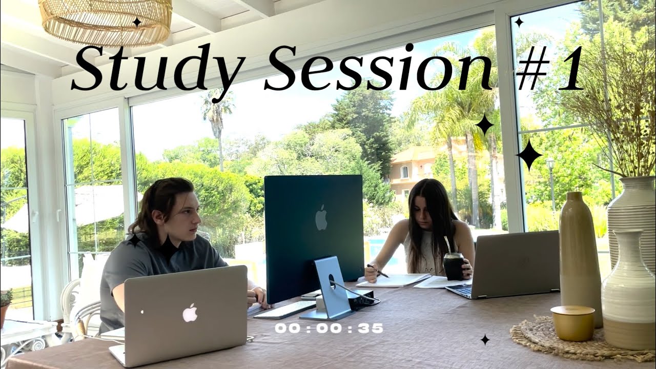 📚 STUDY SESSION #1 | estudia conmigo sonidos de la naturaleza ...