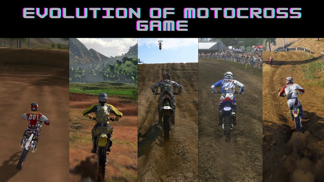 Evolution of Motocross game (2004-2018) | MX VS ATV, MXGP | Comparison ...