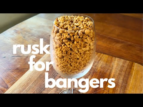 Make Rusk For Sausages In A Few Easy Steps | Gourmet Woodsman