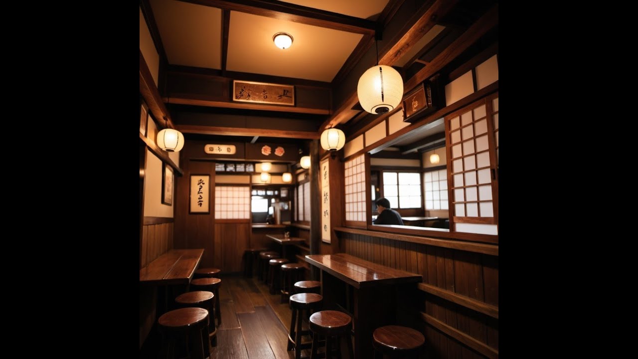 Relaxing Japanese small pub in Hanoi - YouTube