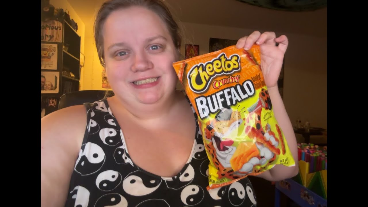 First taste of Buffalo Cheetos - YouTube