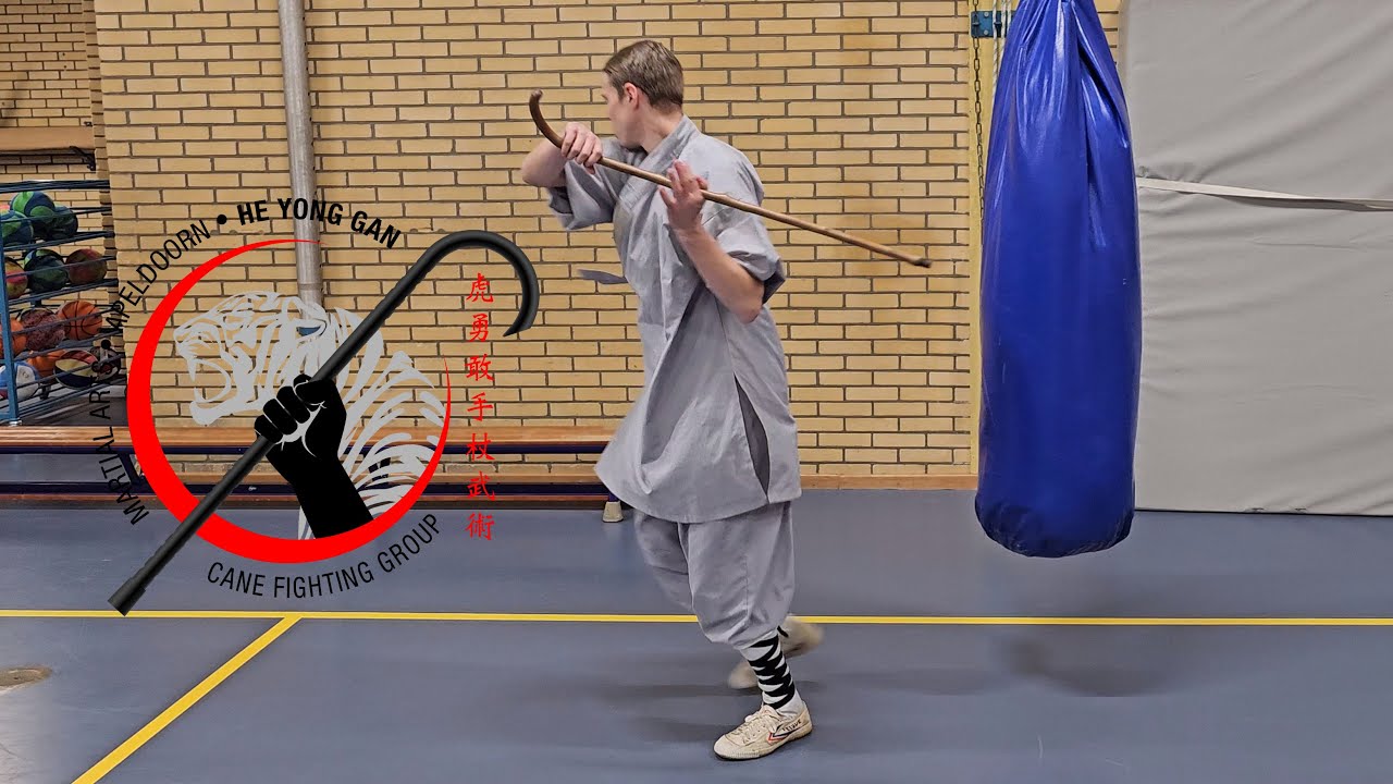 Cane Fighting: Spinning Back Strike - Strike - Strike - Kick ...
