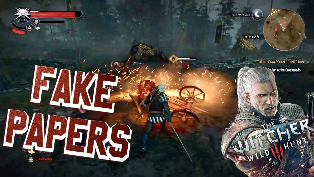 What happens when you FAIL Fake Papers - Quest Walkthrough - Witcher 3 ...