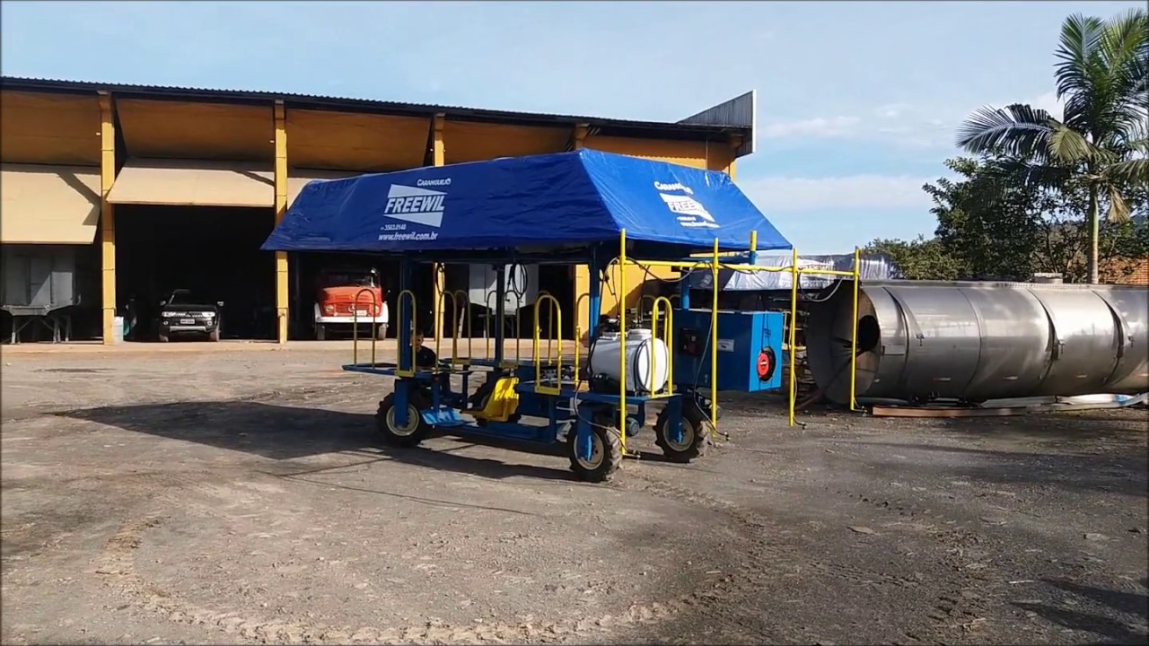 COLHEITADEIRA AUTOMOTRIZ FREEWIL COM OPCIONAIS DE PULVERIZADOR E ANTI ...