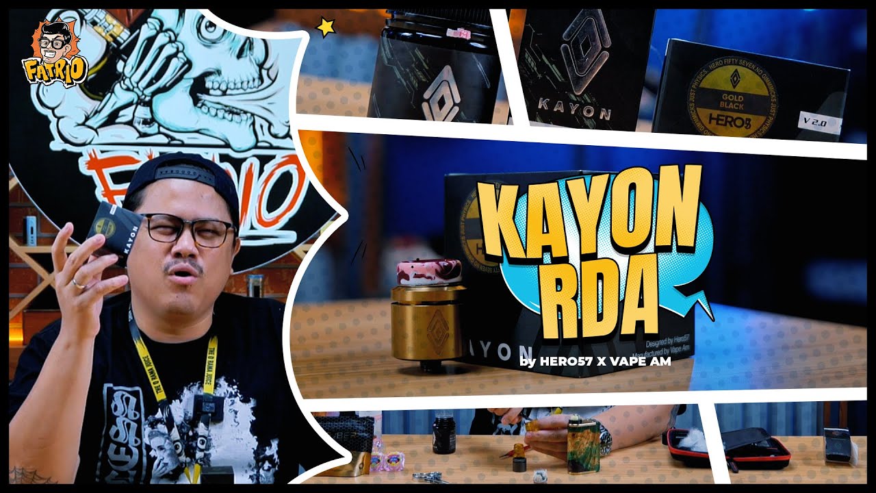 KAYON V2 RDA BY HERO57 | KINI HADIR WARNA YANG LEBIH BERKILAU! - YouTube