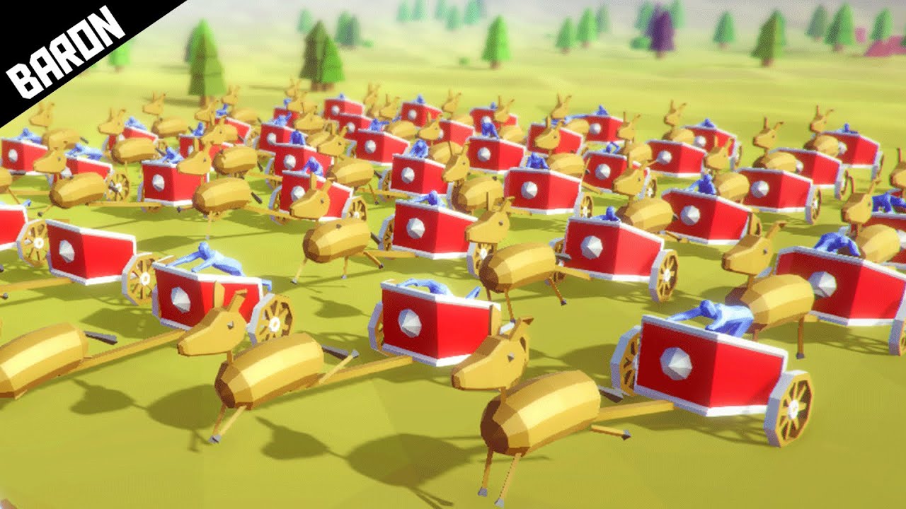 SO MANY CHARIOTS! - Totally Accurate Battle Simulator - YouTube