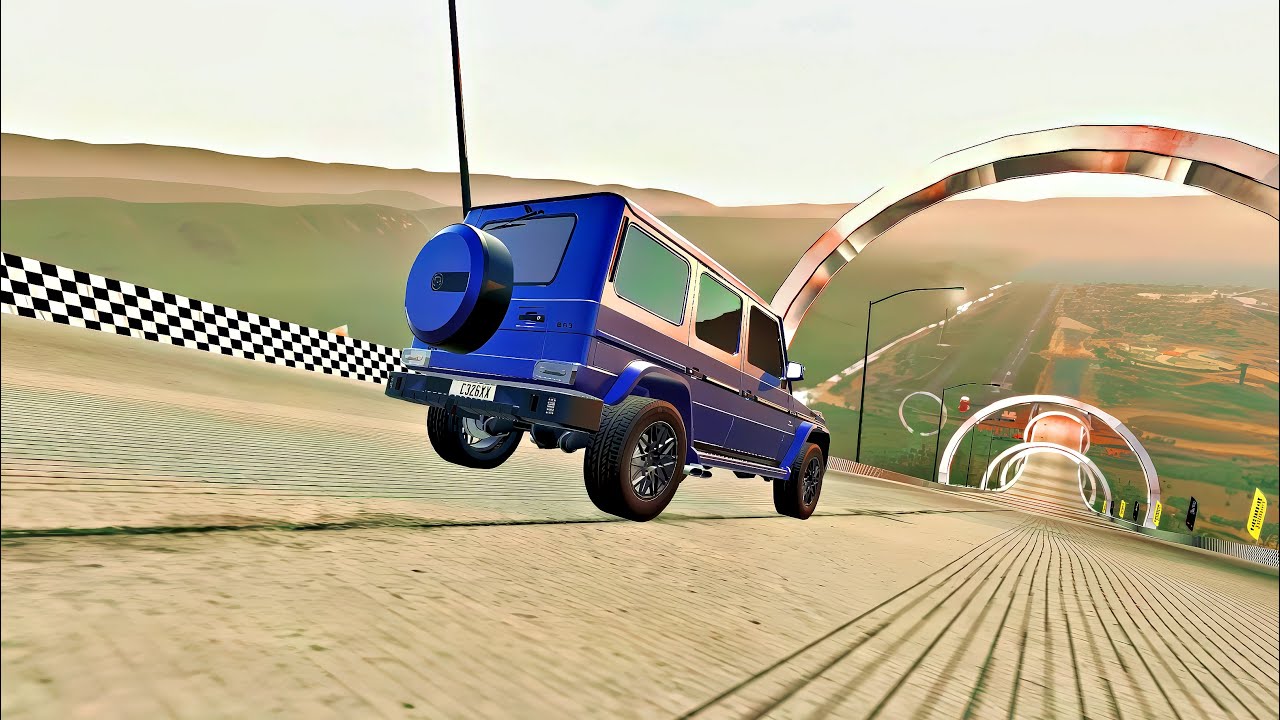 Epic Car Jump Attempts on Massive Ramps | BeamNG.Drive #13 - YouTube