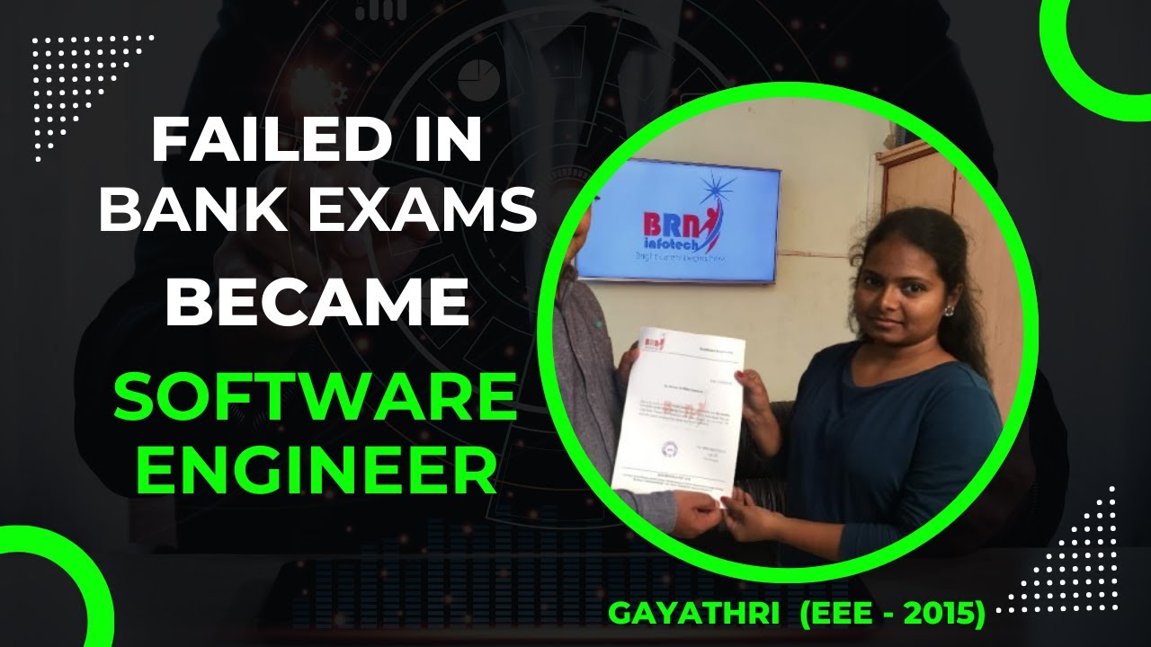 Failed in Bank Exams | Succeeded as a Software Engineer - Gayathri (ECE - 2015) - YouTube