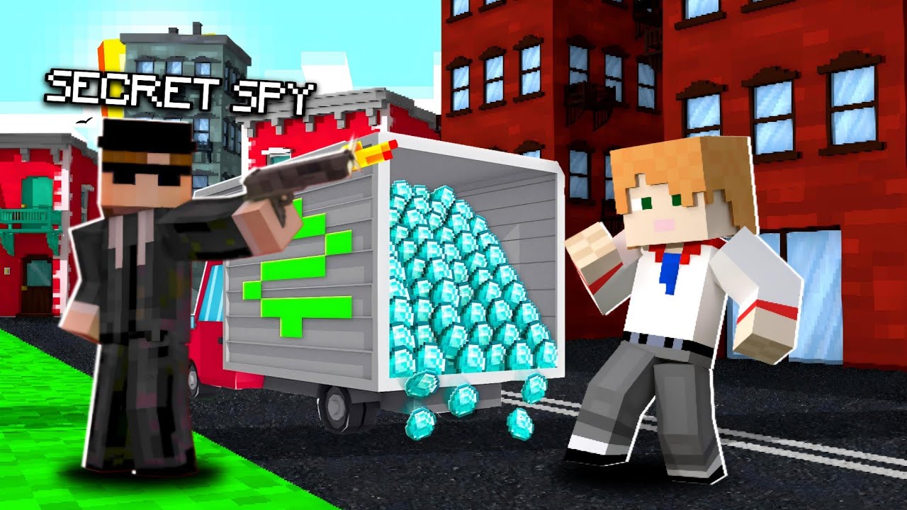 I Became A SECRET SPY In Minecraft ! - YouTube