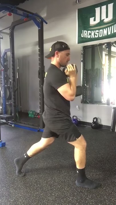 Eccentric goblet split squats - YouTube