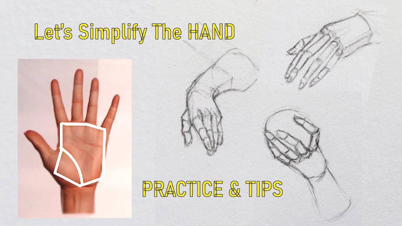 How To Draw Hands | Practice And Tips - YouTube