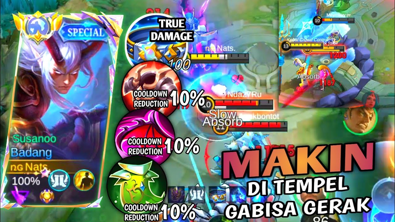 KATA SIAPA BADANG BUILD TANK GADA DAMAGE? | GAMEPLAY BADANG BUILD TANK ...