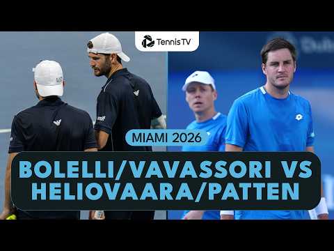 Bolelli/Vavassori vs Heliovaara/Patten For The Title | Miami 2026 Men's Doubles Final Highlights