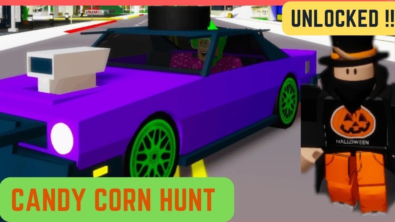 Candy Corn Hunt ! New update Brookhaven gameplay Unlocked vehicles ...