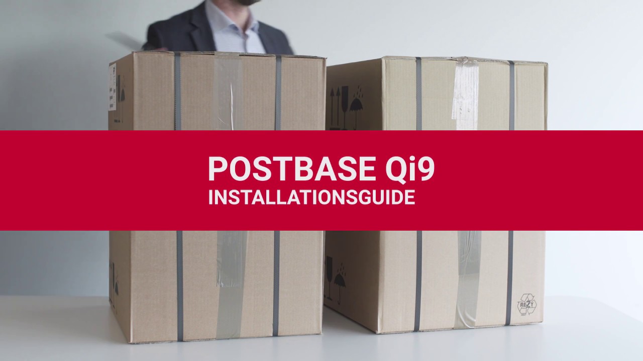 Installationsguide för PostBase Qi9 - Frankeringsmaskin - YouTube