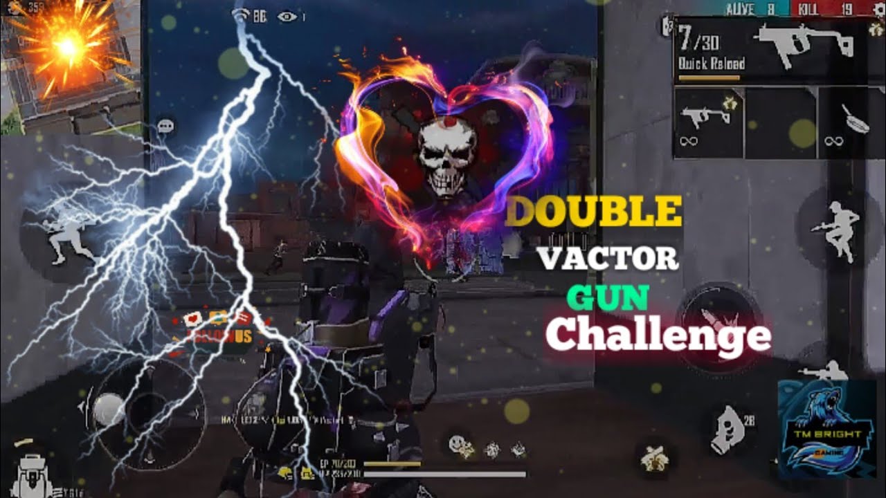 Double Vactor Gun challenge in Training Ground || Free Fire || TM ...