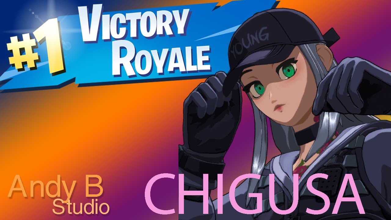 Fortnite, #1 Victory Royale with CHIGUSA skin - YouTube
