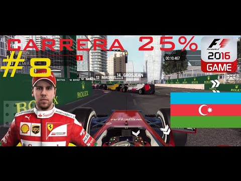 F1 2016 MOBILE / CONQUISTANDO LAS CALLES / Ronda 8 / Bakú - YouTube