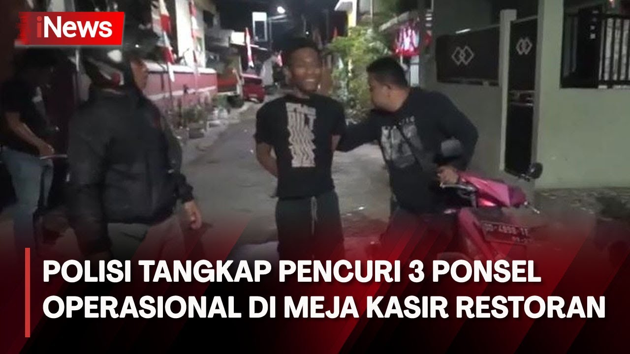 Polsek Ujung Pandang Tangkap Pencuri 3 Ponsel Operasional di Meja Kasir ...