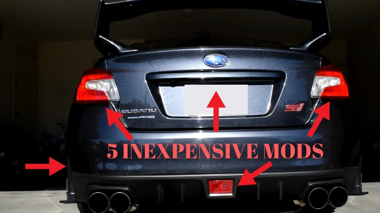 5 Inexpensive Mods | 2015+ WRX/STI - YouTube