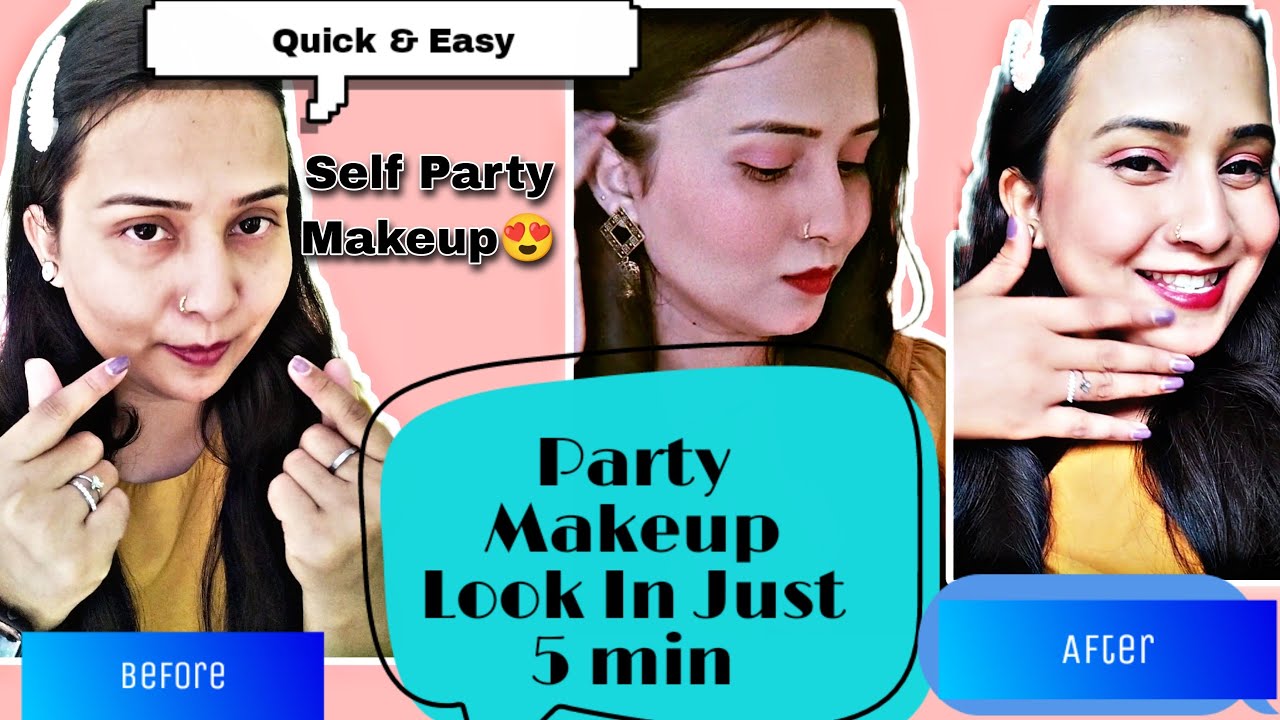 5 Min Easy Makeup Look For Teenagers & Young Housewife😍 ️||Beginners Makeup@ronikakiduniya - YouTube