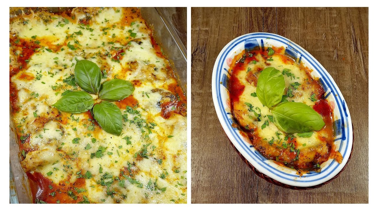 Como hacer Pechuga de Pollo a la Parmesana Keto (Cetogenica) - YouTube