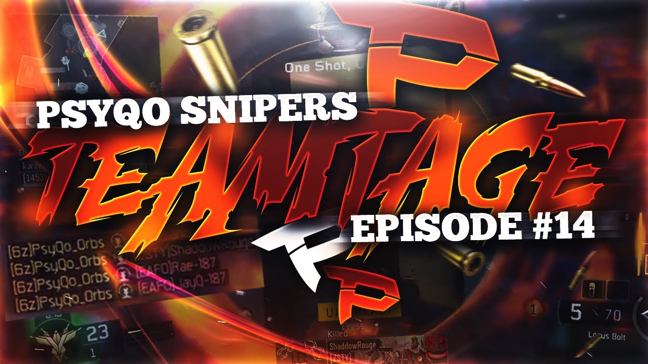 TeamPsyQo - Sniping Teamtage - Episode #14 - by SPG (Multi-CoD) - YouTube