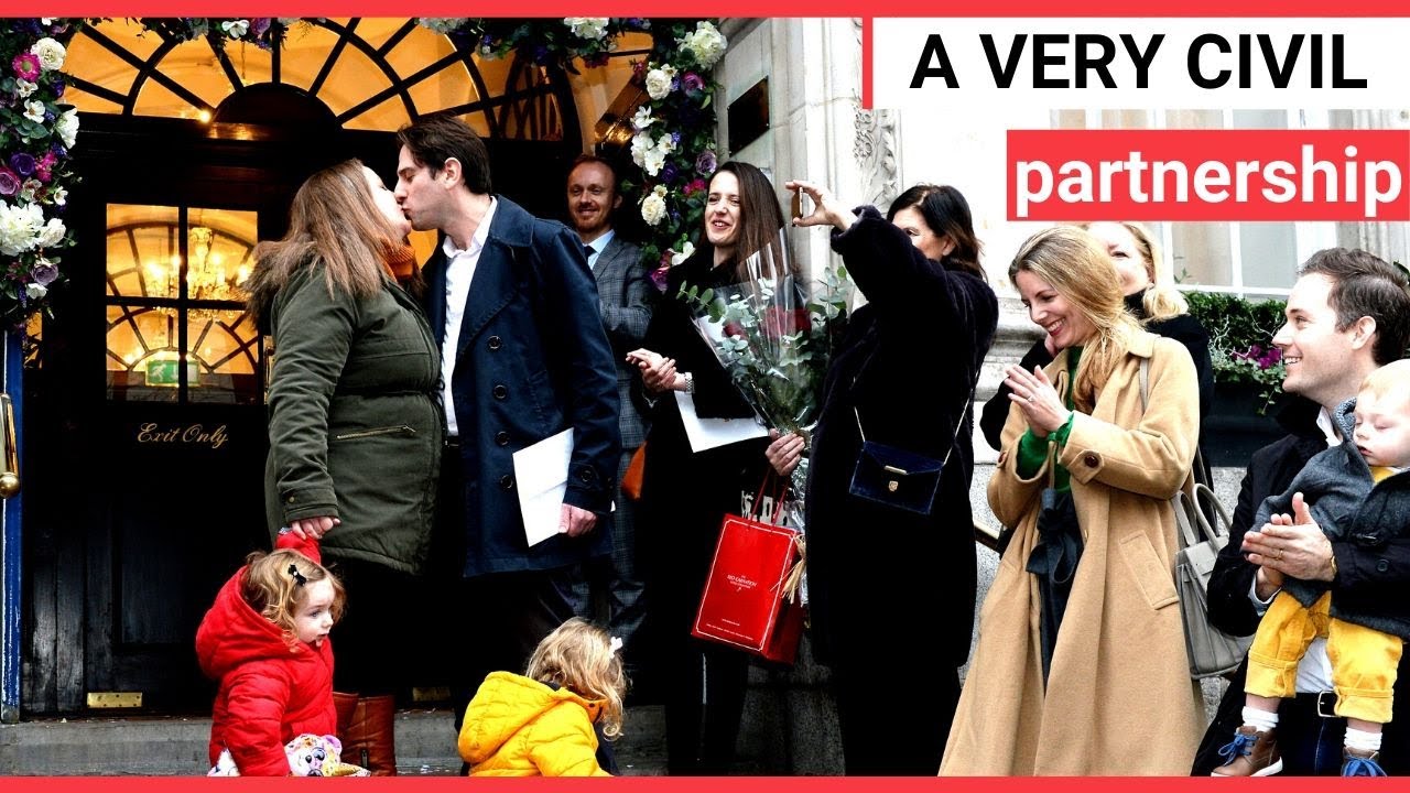 One of UK’s first mixed sex civil partnership ceremonies | SWNS TV ...
