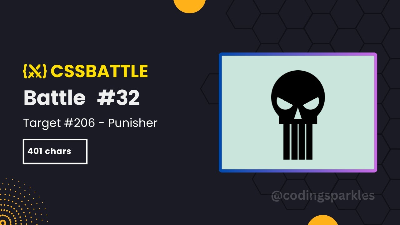 CSS Battle | Punisher (Target 206) | Battle #32 - Animation - YouTube