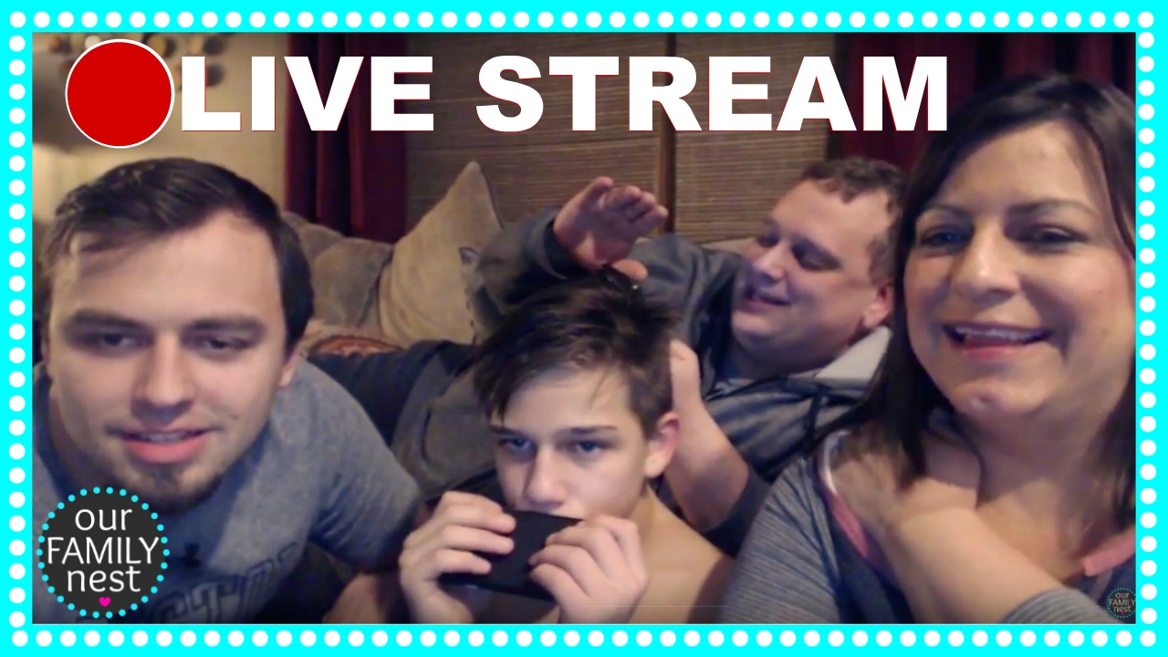 🔴 OUR FIRST YOUTUBE LIVE STREAM // OUR FAMILY NEST - YouTube