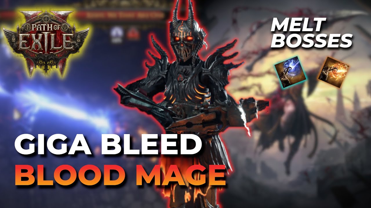 [PoE 2] The strongest bleed build in PoE 2... // Blood Mage Bleed ...