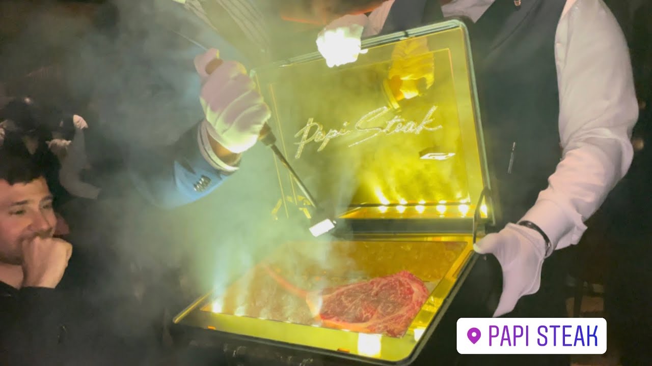 $1000 Beefcase at Papi Steak (Miami, FL) BONUS REVIEW - YouTube