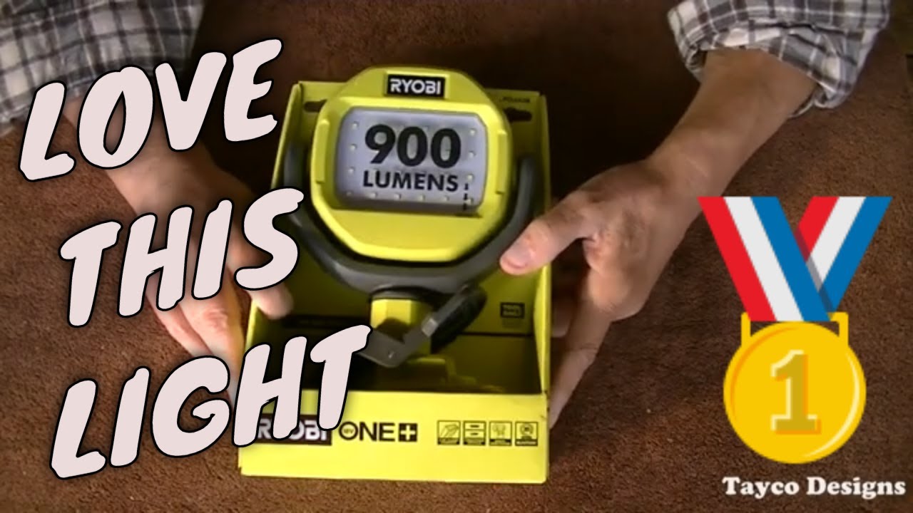 Ryobi PCL663B Clamp Light, I Love This Light #ryobi - YouTube