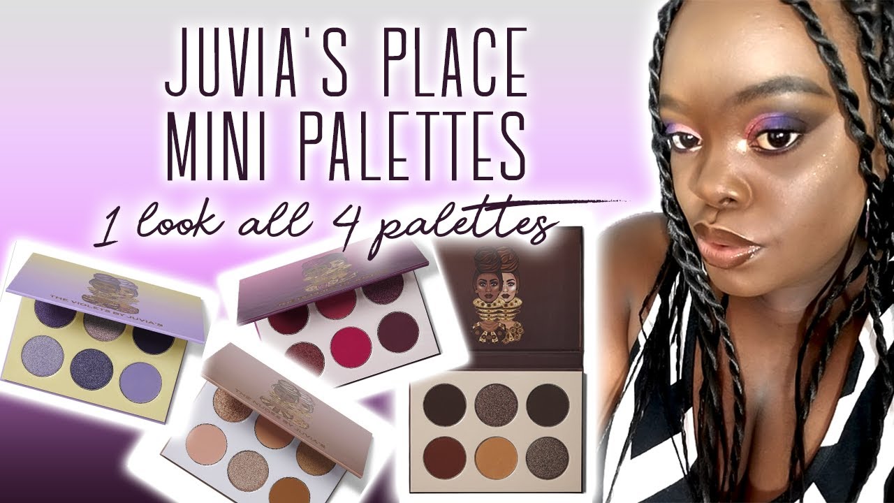 JUVIA'S PLACE MINI PALETTES SWATCHES DEMO REVIEW - YouTube