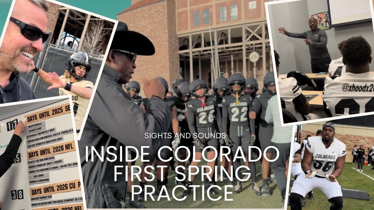 Inside Day 1: Colorado’s 1st Spring Practice - Marshall Faulk RB Room ...
