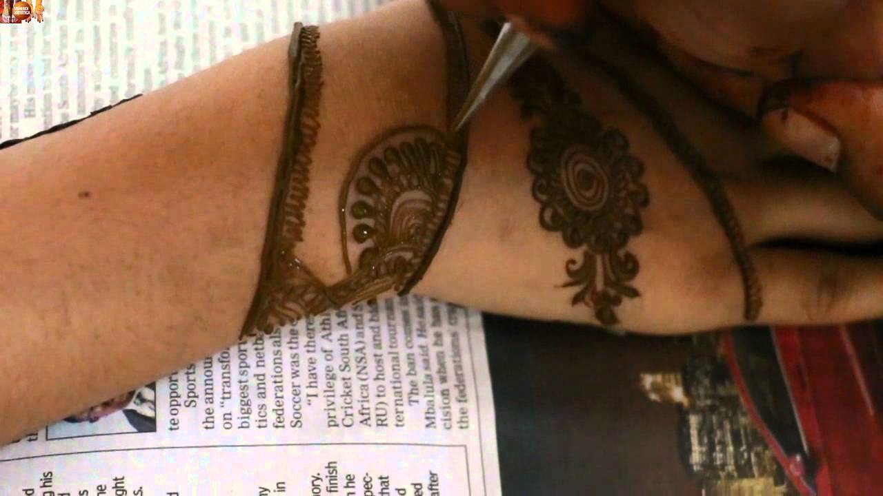 Indo Western Arabic Mehndi Design 2016:Henna Festival Mehendi - YouTube