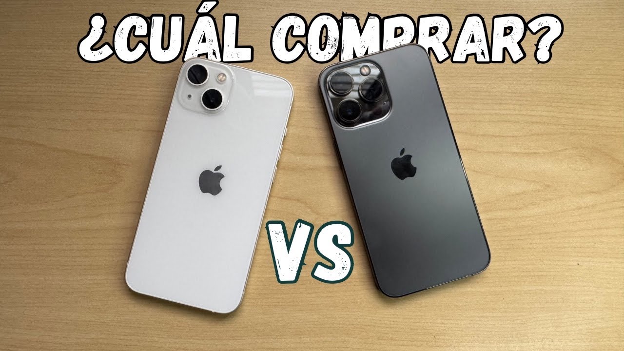 😲 ¡NO Son Tan Diferentes! iPhone 13 vs 13 Pro Comparativa Real - YouTube