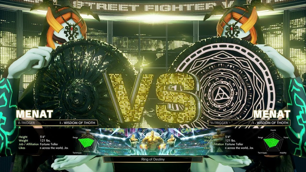 STREET FIGHTER V - MODS - MENAT AS TWILI MIDNA FROM HYRULE WARRIORS (PC ...