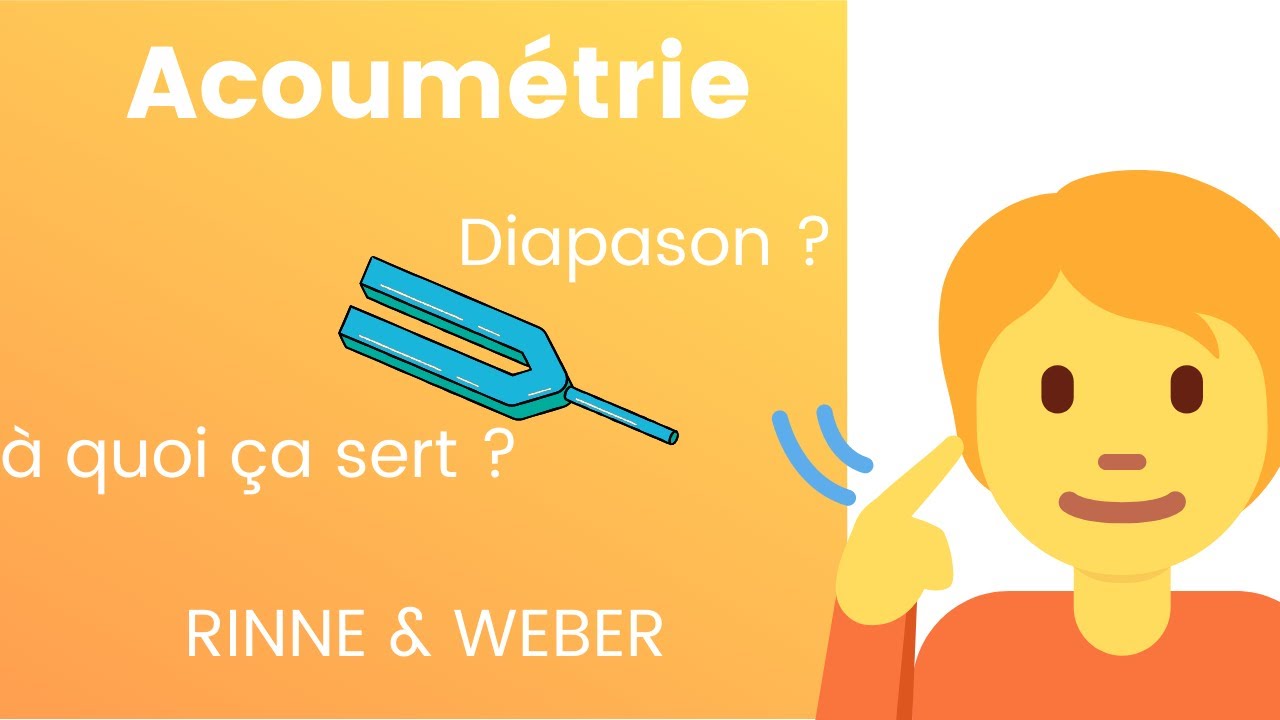 Tests de Rinne et de Weber - Acoumétrie - Cours ORL | Revisimed - YouTube