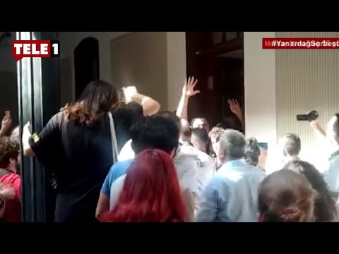 Boğaziçi Üniversitesi'nde gerginlik! Öğrenciler ve güvenlik karşı karşıya geldi