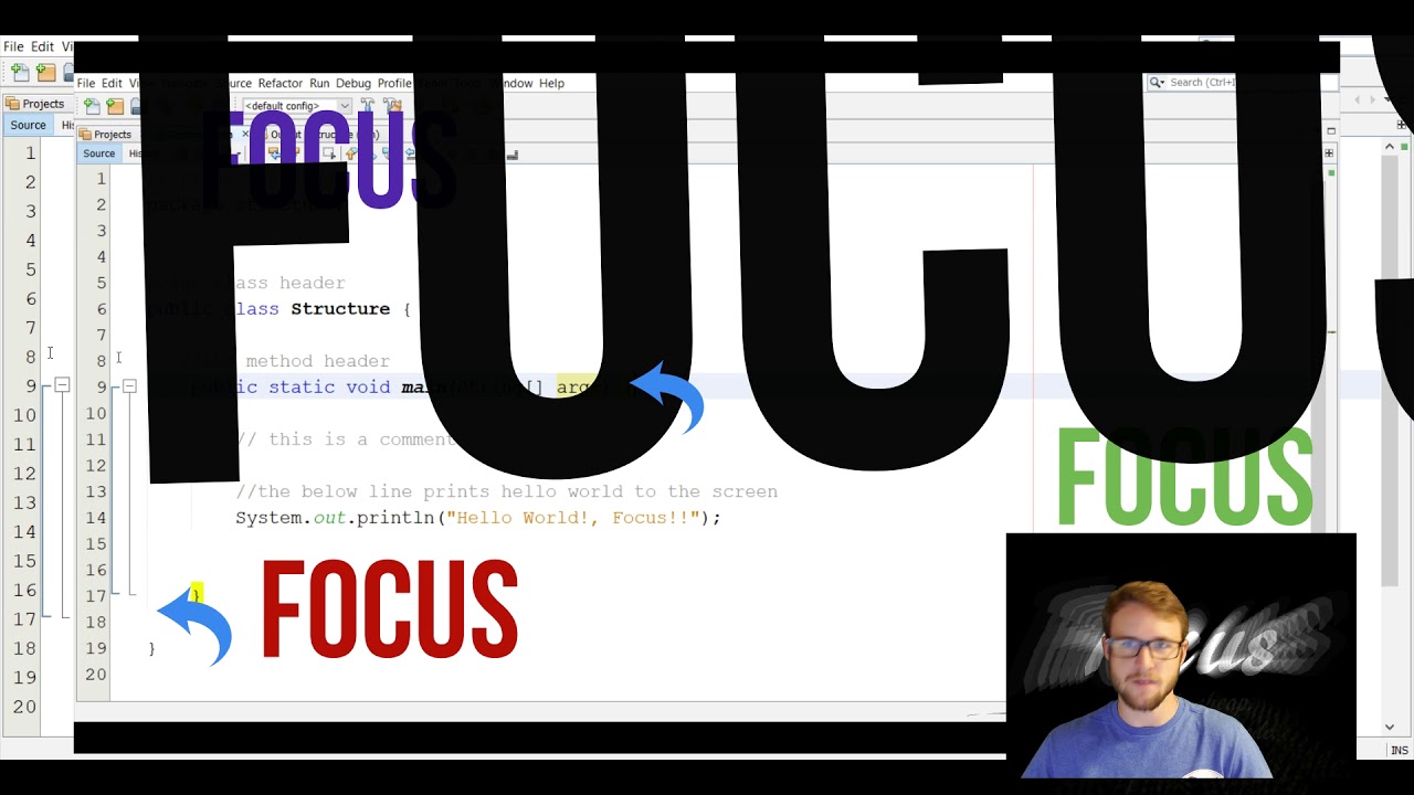 Basic Structure of a Java program 2019 - Beginners - YouTube