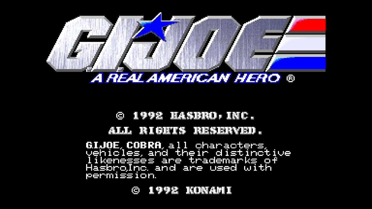 G.I. Joe (Arcade) - Playthrough ALL - YouTube