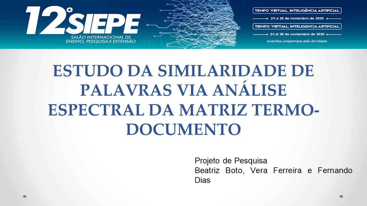 siepe12_unipampa_BEATRIZ SILVA BOTO - YouTube