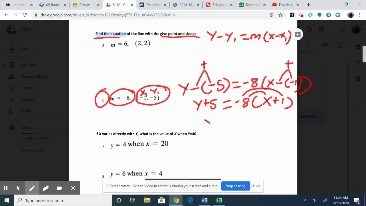 TSI Math Final Review Part 3 - YouTube