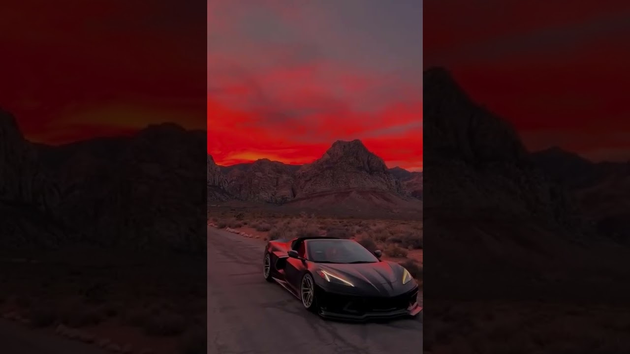 Stanced corvette C8 - YouTube